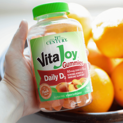 21st Century VitaJoy Daily D 50mcg Gummies - Витамин D | 120 gummies ...