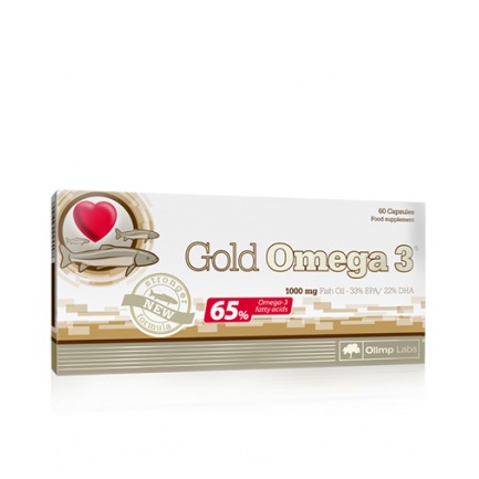 Gold Omega 3 65% / 60 Caps. - Аптеки 36.6