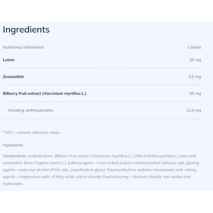 Lutein Max-Complex / 30 Tabs - Аптеки 36.6