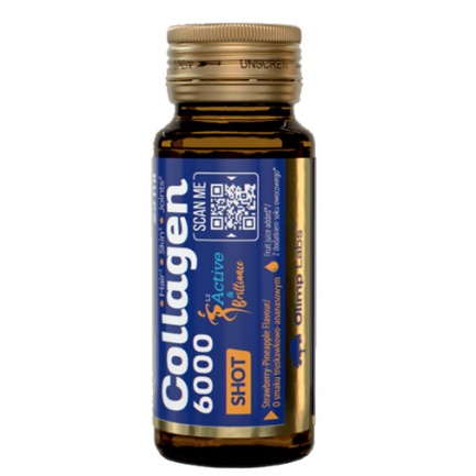 Collagen 6000 Active & Brilliance Shot / 25 ml Pineapple and Strawberry ...