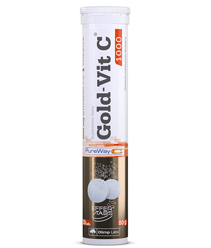 Gold-Vit C 1000 effervescent tablets / 20 tabs. Lemon - Аптеки 36.6