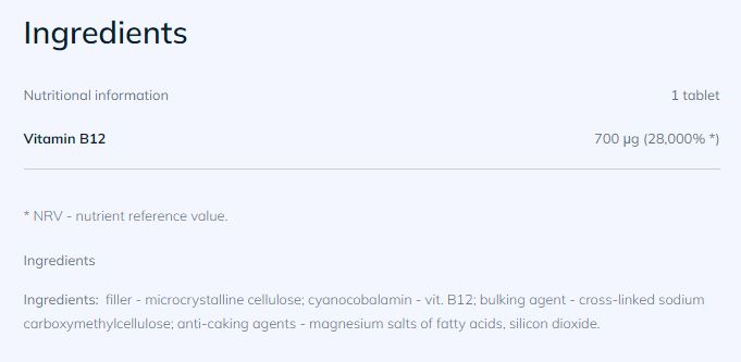 B12 MAX / 60 Tabs - Аптеки 36.6