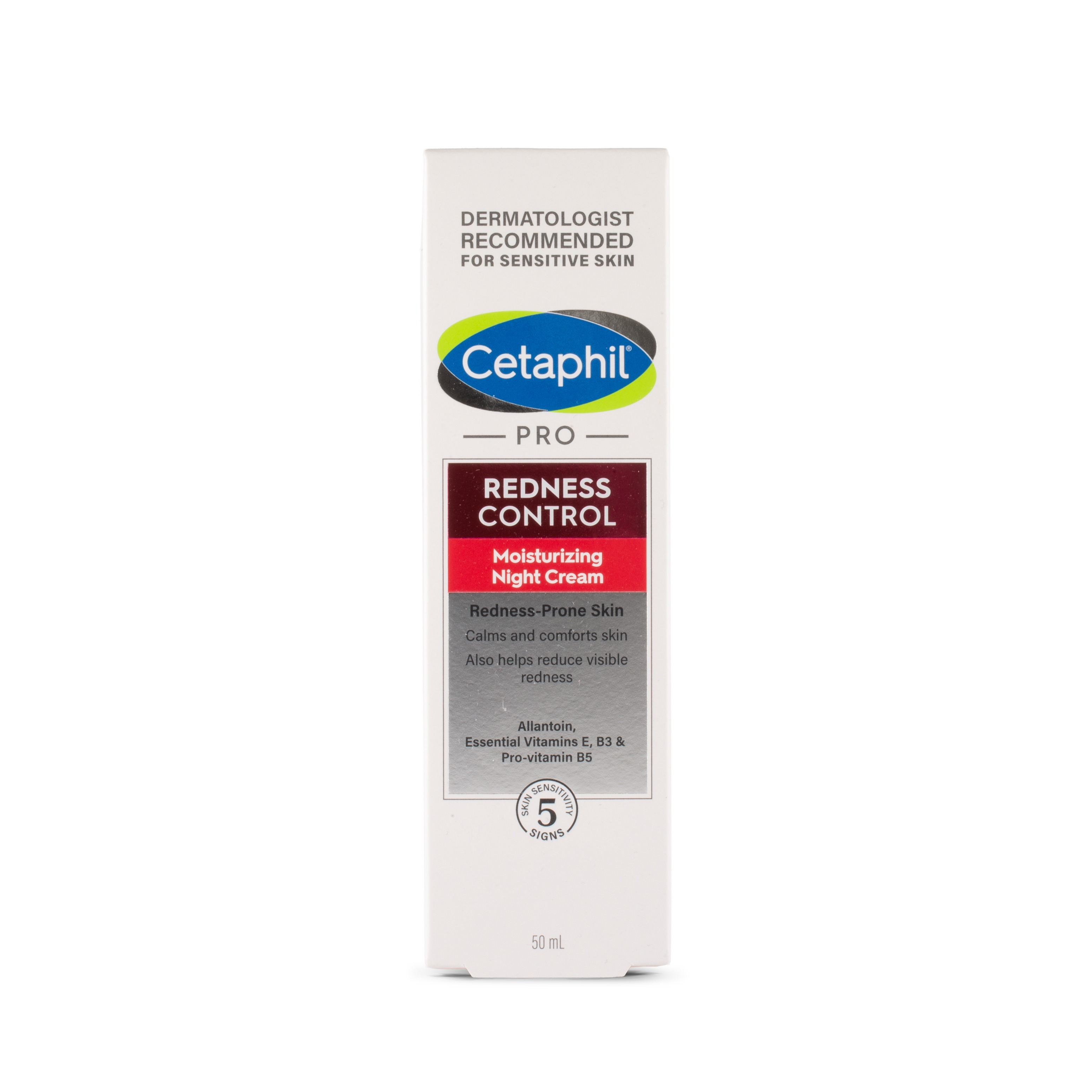Cetaphil Pro Redness Control Хидратиращ нощен крем за лице за кожа ...