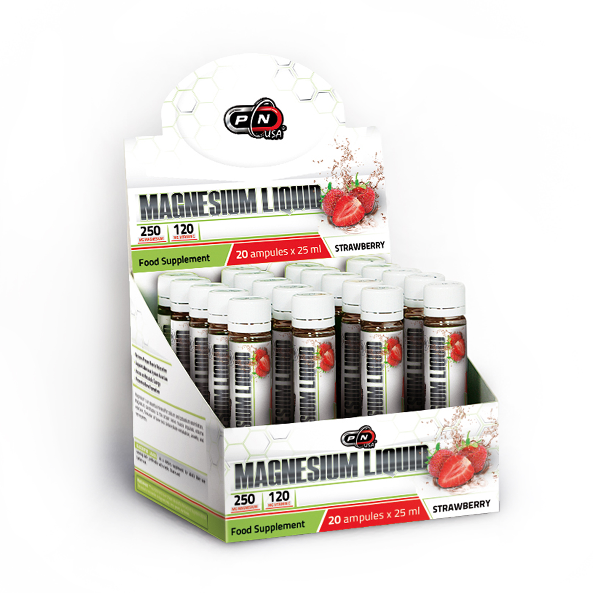 Pure Nutrition - Magnesium Liquid - 25 Ml - Ампула - Аптеки 36.6